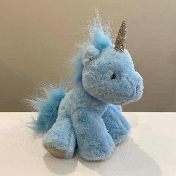 FAO Schwarz | Toys | Nwt 6 Blue Baby Unicorn Sparklers Glittery Plush ...
